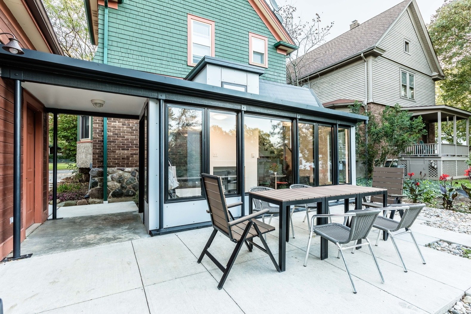 Photo 11 of 15 in Budget Breakdown: A Laser-Cut Steel Addition Sharpens ...