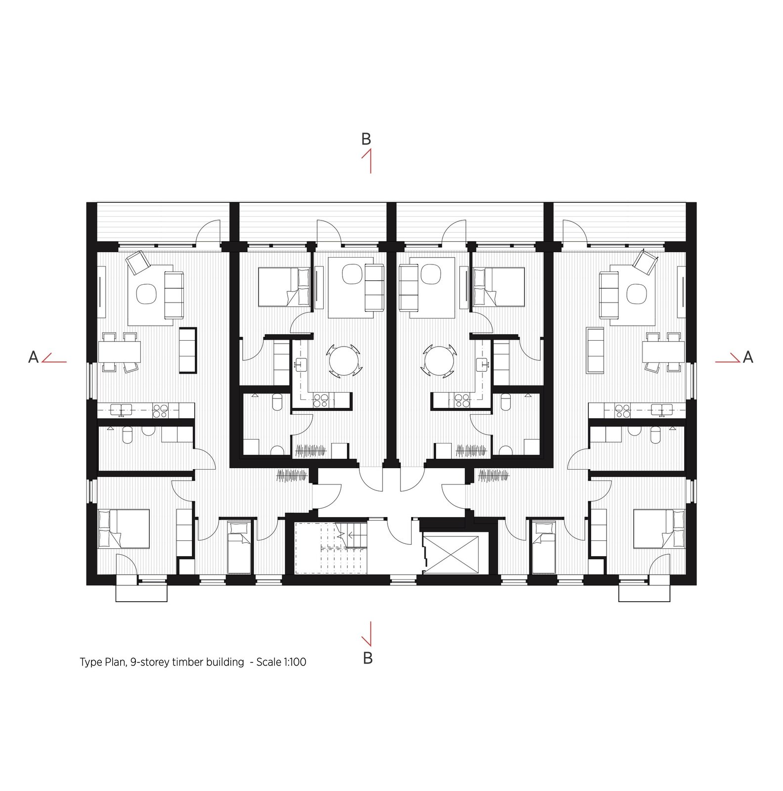 Photo 12 of 14 in Sweden’s Tallest Timber Building Is a Towering Feat ...