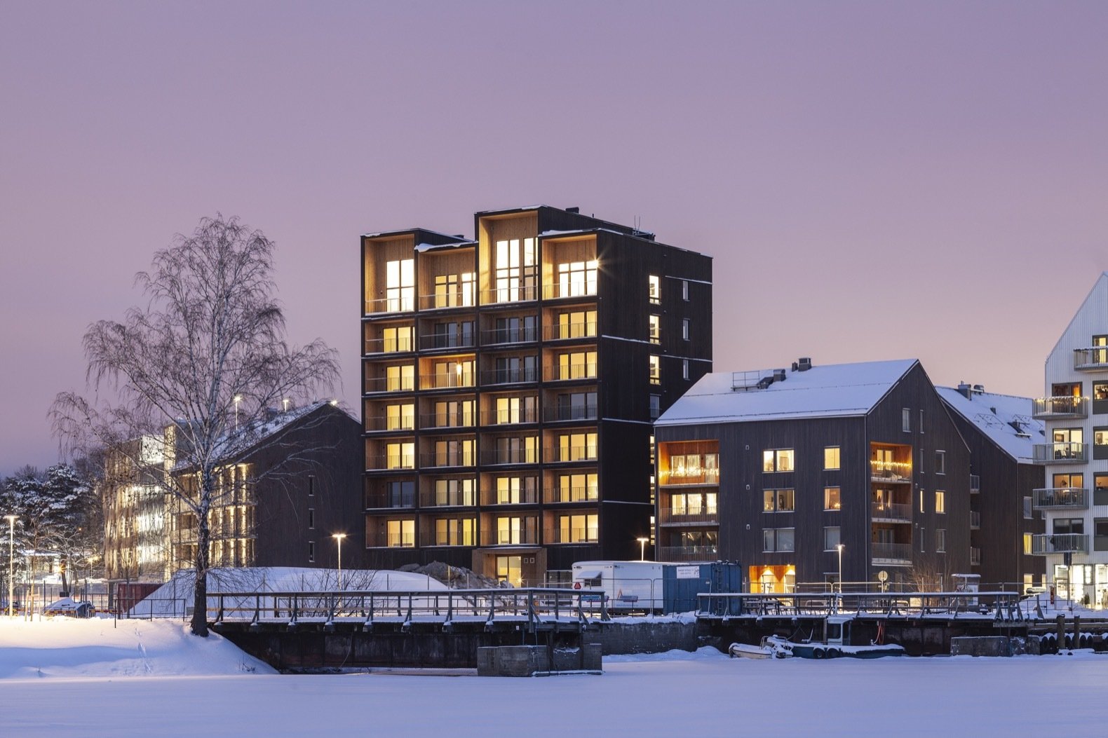 Photo 2 of 14 in Sweden’s Tallest Timber Building Is a Towering Feat of ...