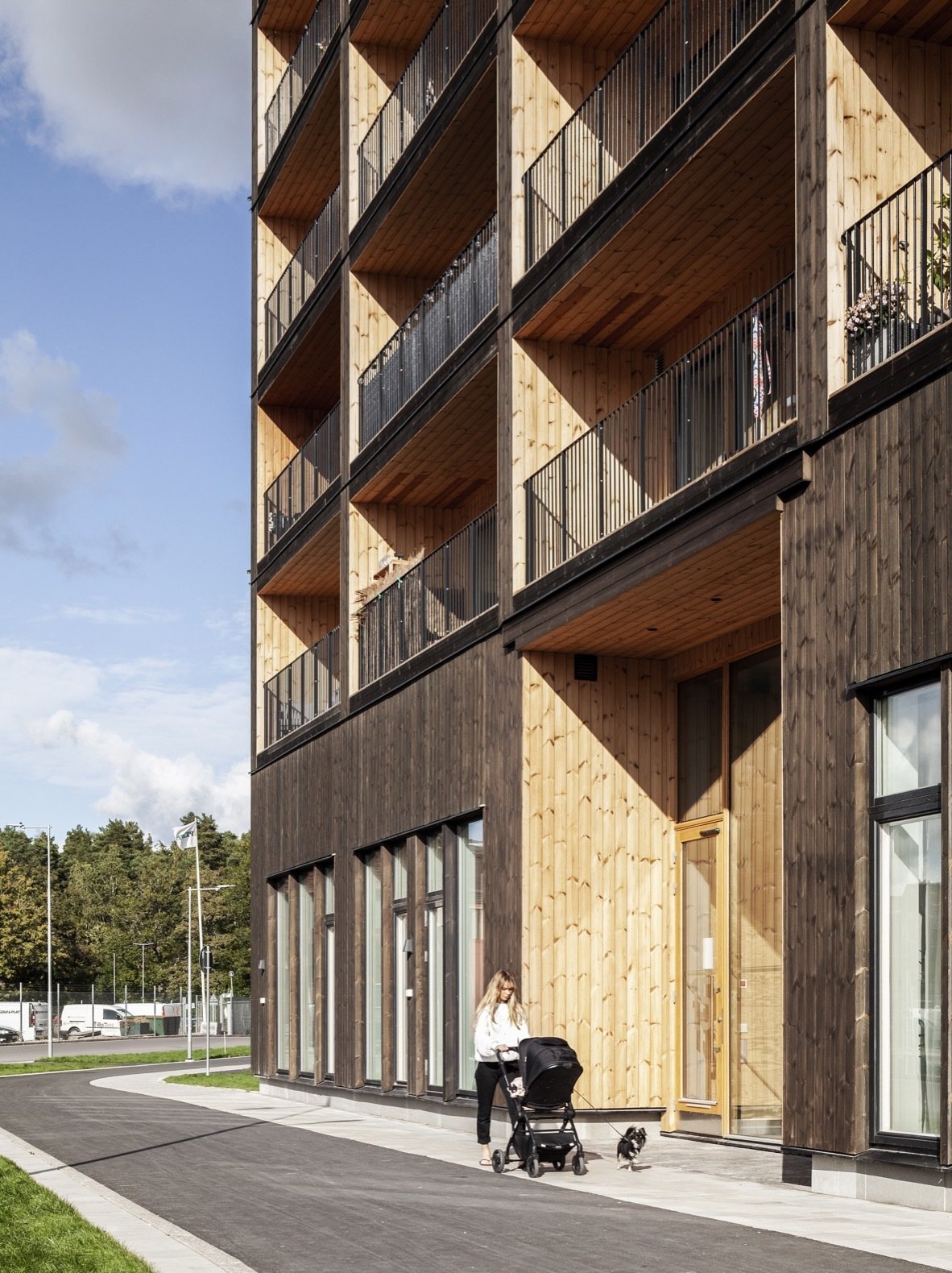 Photo 10 of 14 in Sweden’s Tallest Timber Building Is a Towering Feat ...
