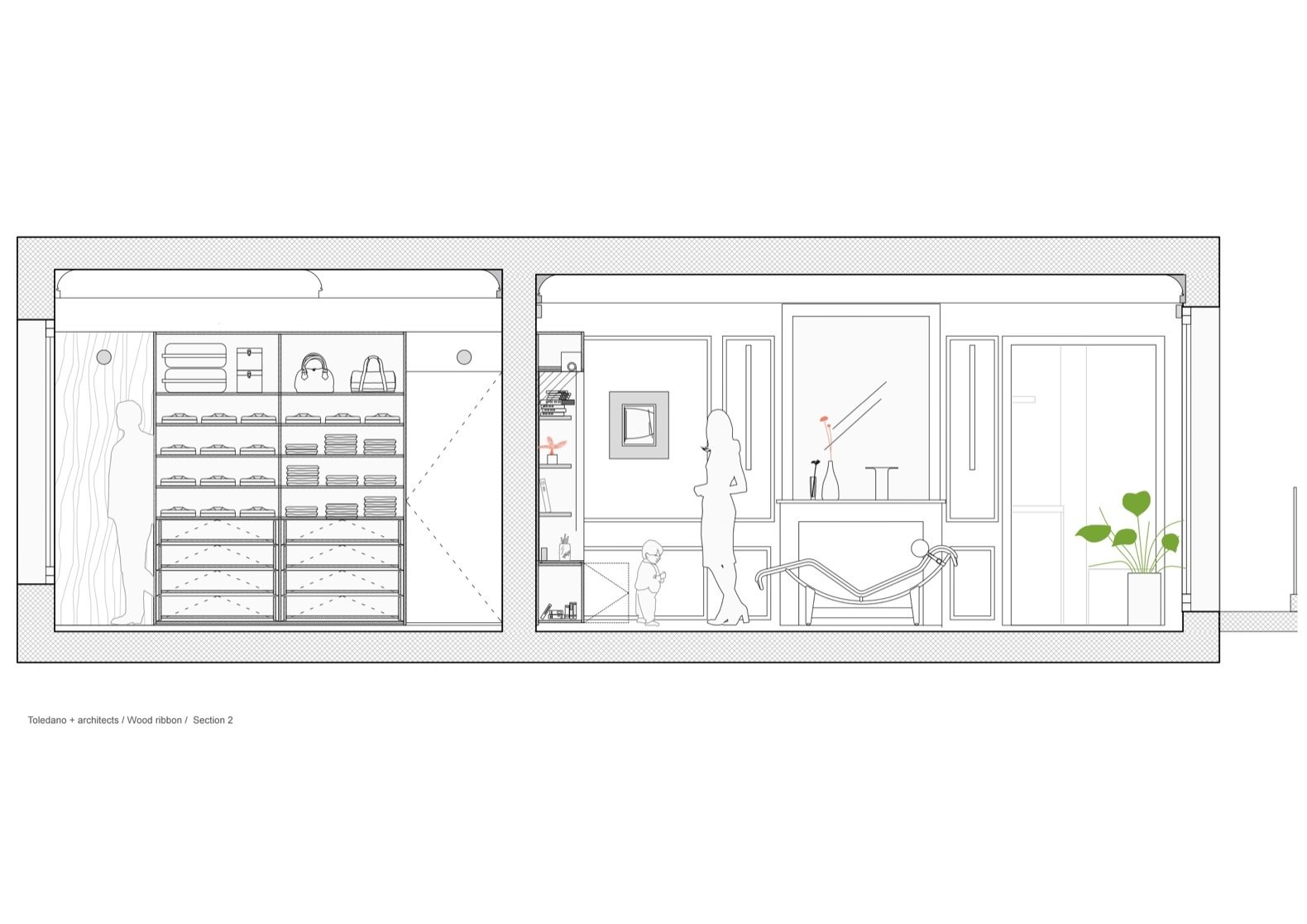 Photo 18 of 19 in A Giant Ribbon of Wood Wraps This Mind-Bending ...