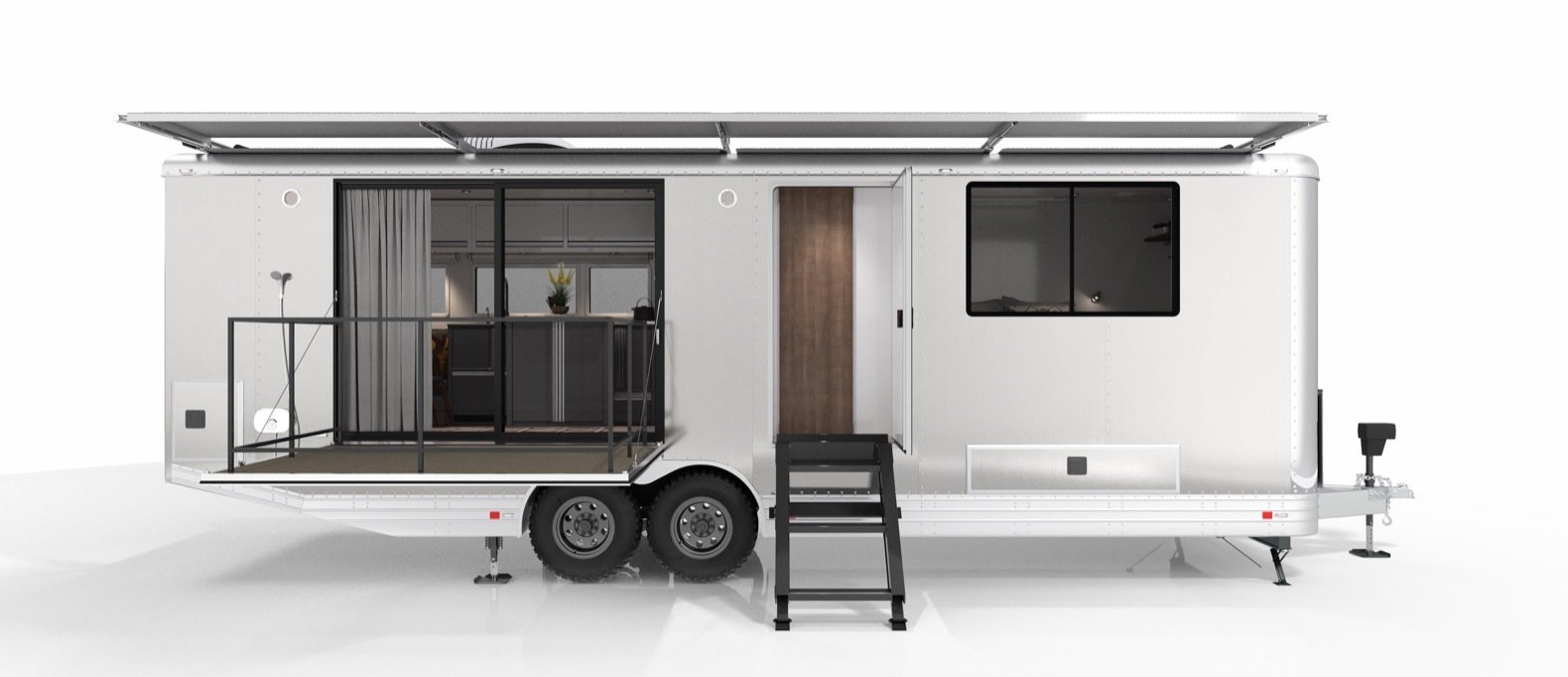 Photo 15 of 20 in Living Vehicle Unveils 3 New Solar-Powered Trailers ...