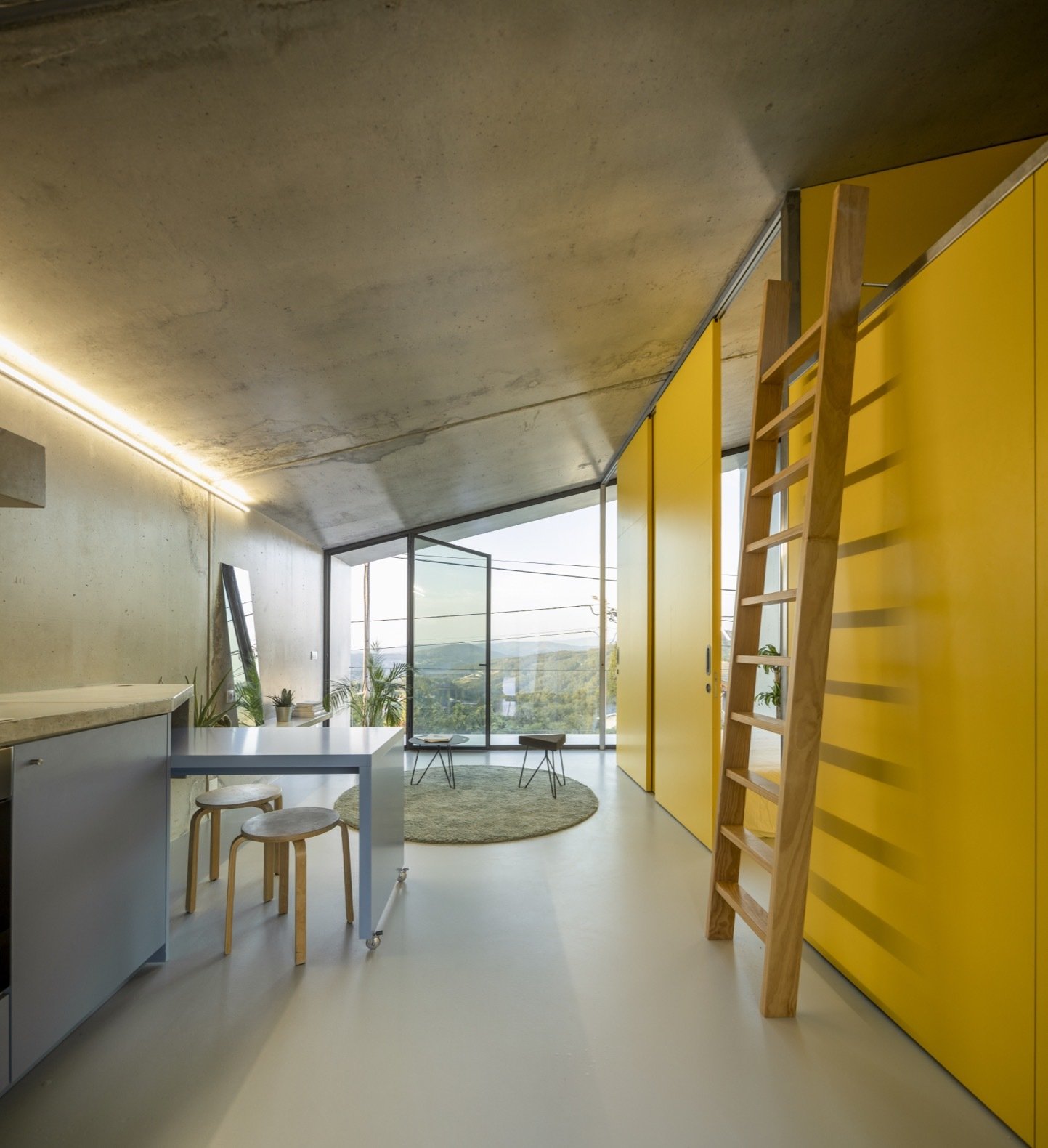 Photo 10 of 19 in Six Prefab Concrete Cabins Pop Up in the Foothills of ...