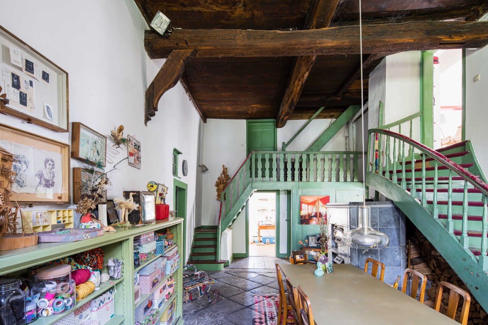 Photo 3 of 30 in A 200-Year-Old German Farmhouse Gets a Quirky, Glass ...