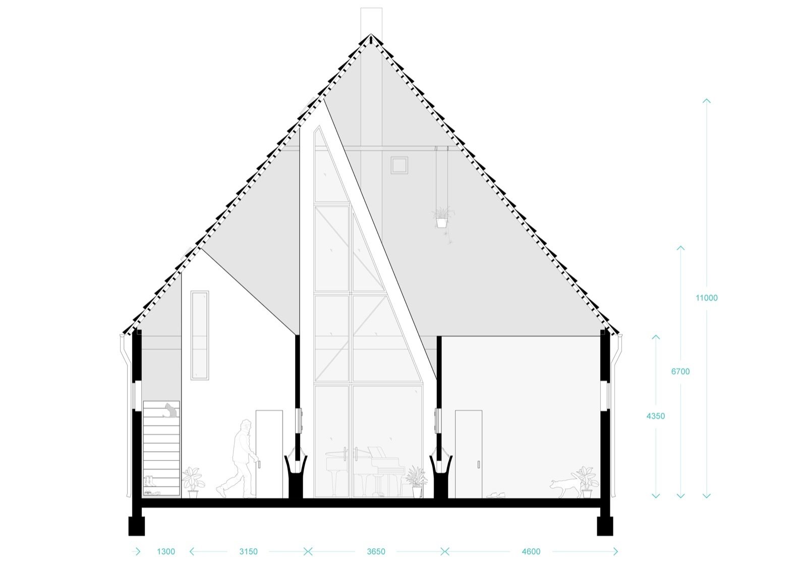 Photo 29 of 30 in A 200-Year-Old German Farmhouse Gets a Quirky, Glass ...