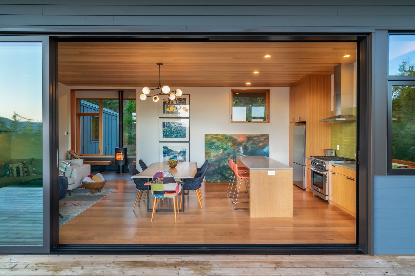 Photo 7 of 11 in A Prefab Home Soaks Up Dreamy Island Views in the ...
