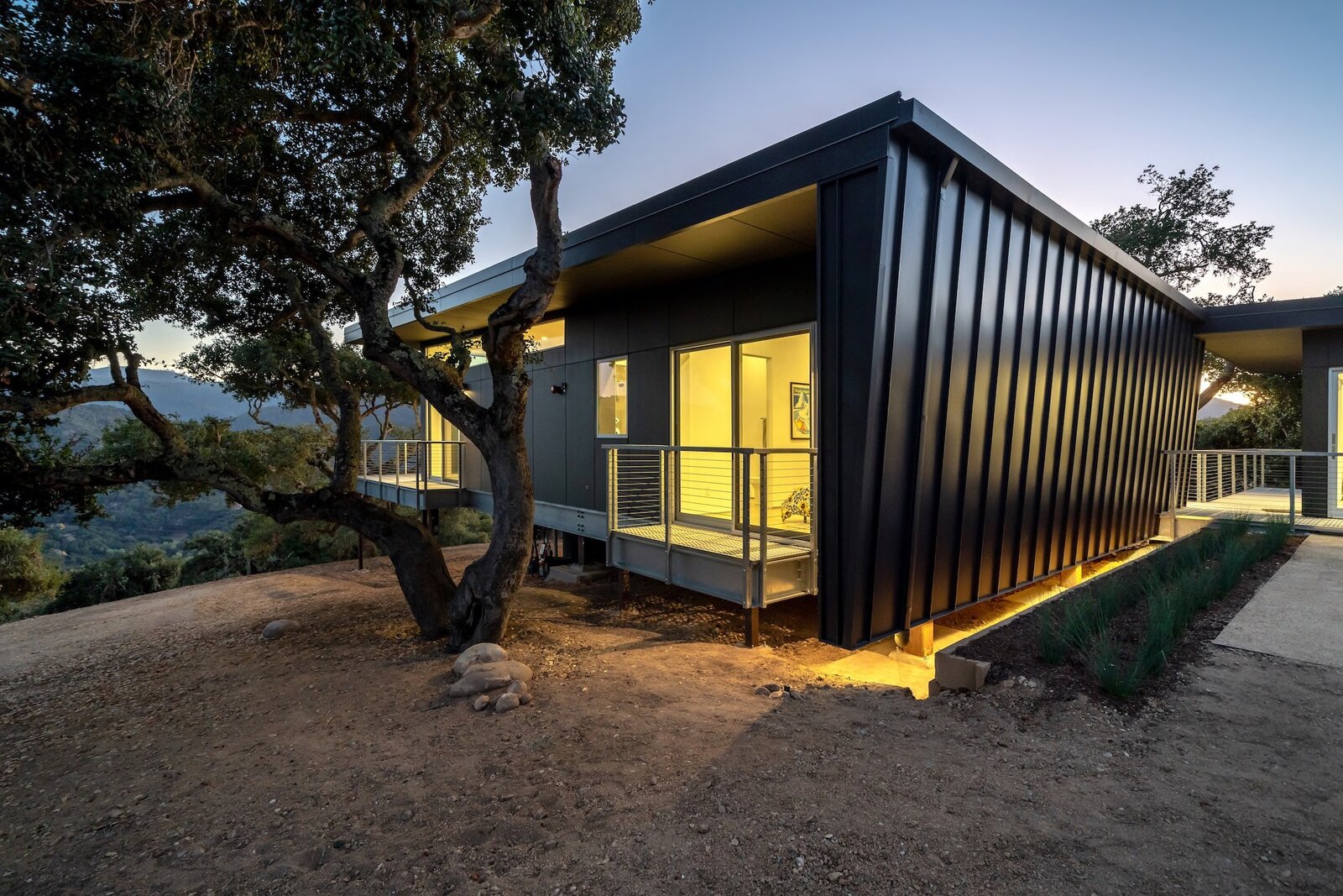 Photo 6 of 17 in A Fire-Resistant Home on Tricky Terrain Taps Into the ...