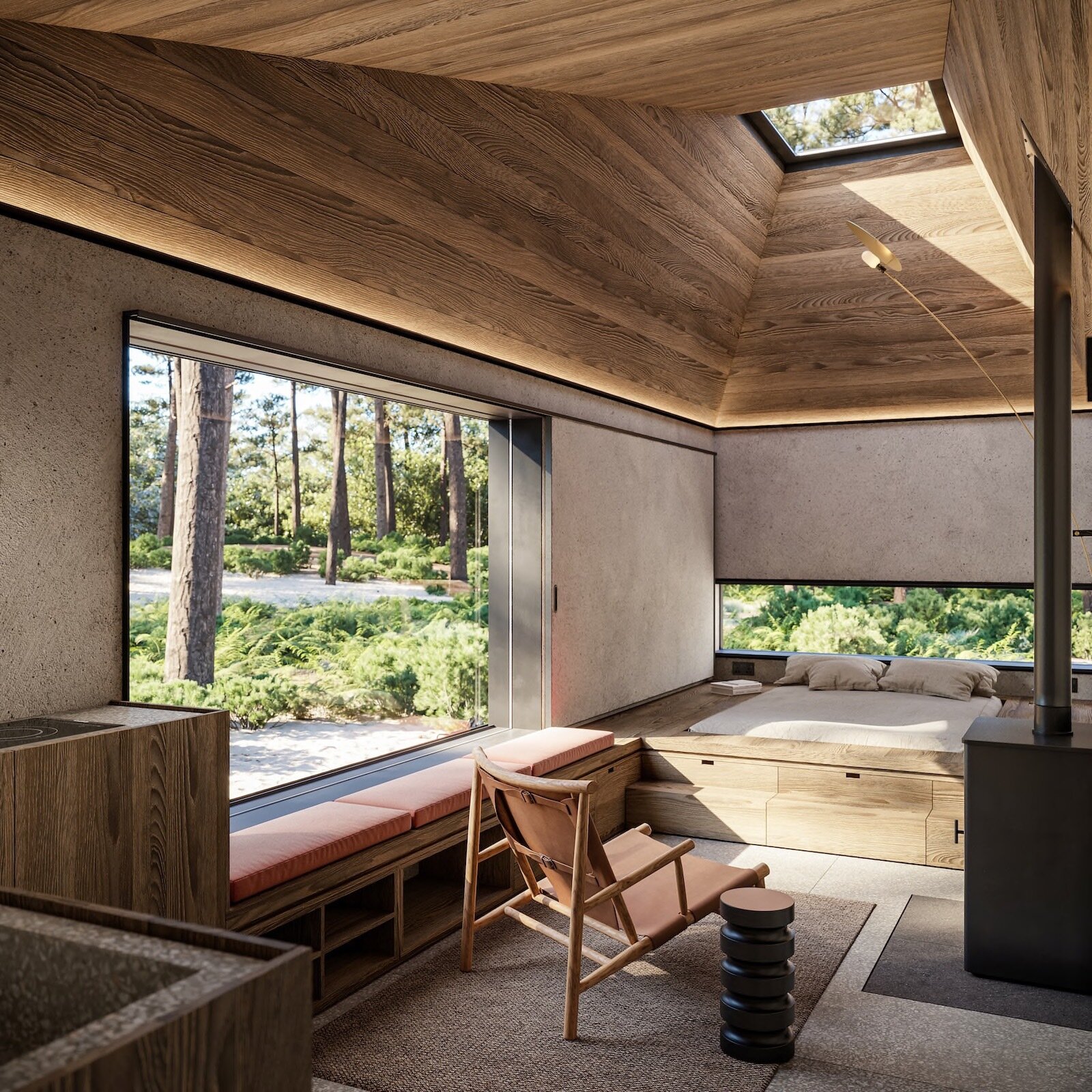 Photo 6 of 12 in These New Prefab Cabins Provide Hoteliers With Sleek ...