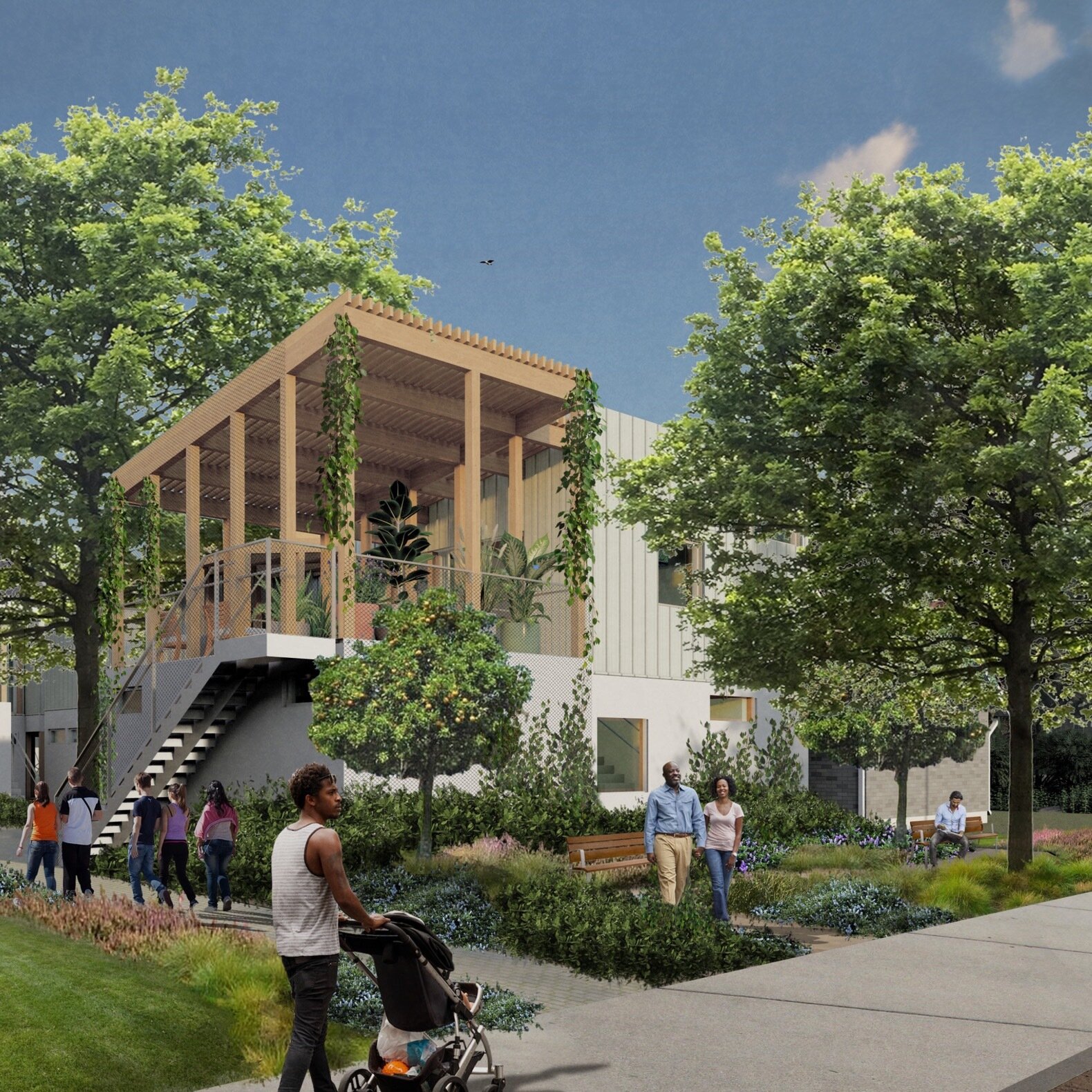 Photo 5 of 16 in These Winning Low-Rise Designs Are a Blueprint for ...