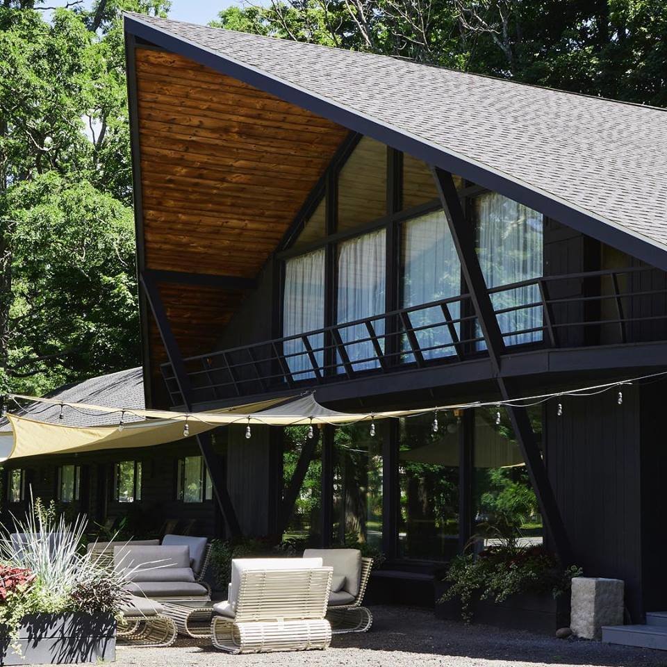 Photo 2 of 10 in A Cozy A-Frame Lodge in the Catskills Is an Ideal ...