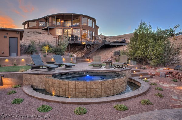 DRAMATIC MOAB CLIFFSIDE ESTATE Modern Home in Moab, Utah by Peggy… on Dwell