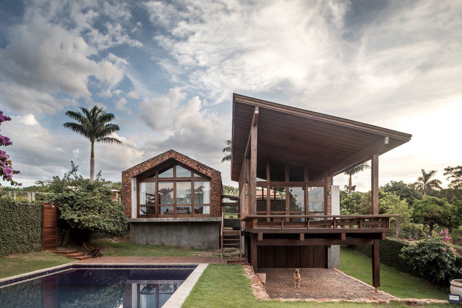 Photo 9 of 9 in A Riverfront Retreat in Brazil Boasts a Communal ...