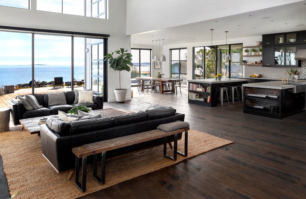 Photo 2 of 9 in Oceanfront Industrial Farmhouse by Joelle Bienvenue - Dwell
