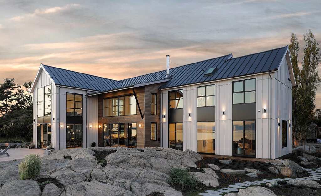 Photo 7 of 9 in Oceanfront Industrial Farmhouse by Joelle Bienvenue - Dwell