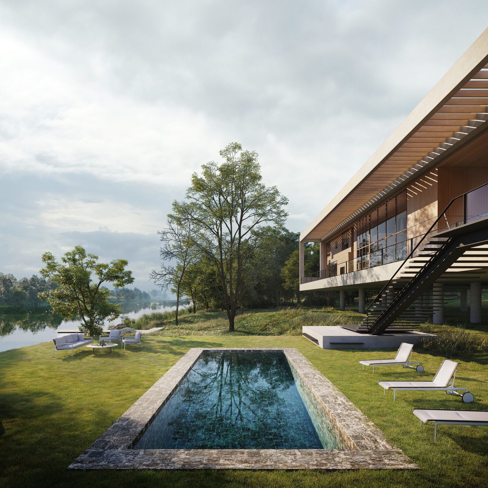 Photo 4 of 5 in Sacramento River House by Dutton Architects - Dwell