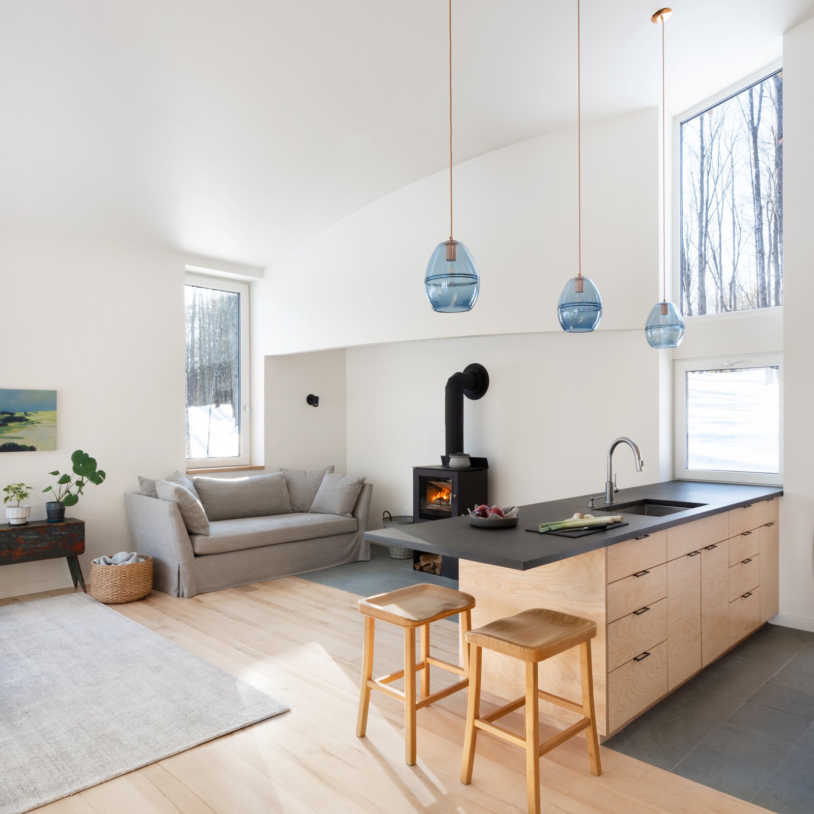 Photo 9 of 14 in This Vermont Passive House Is Built From the Forest ...