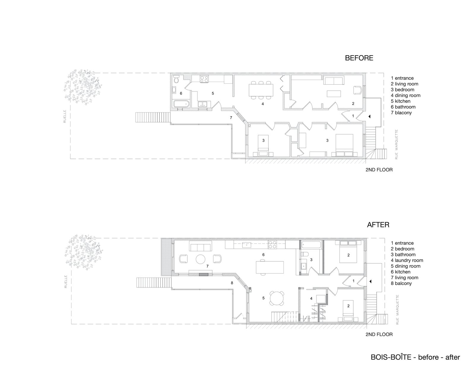Photo 15 of 16 in A Plywood Box Turns a 20th-Century Duplex Into a ...