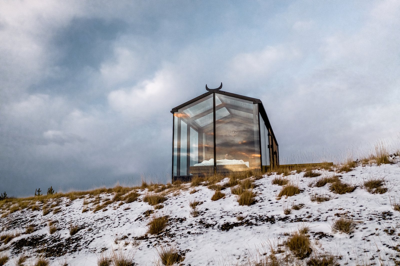 Photo 3 of 17 in This Tiny Glass Cabin in Remote Iceland Takes ...