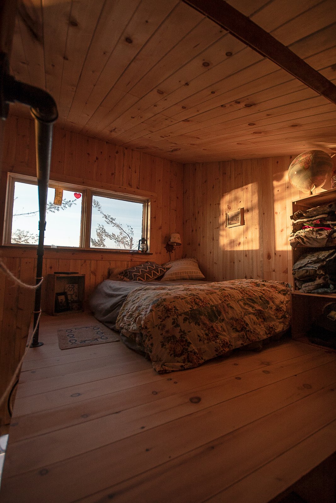 Photo 7 of 19 in A Filmmaker Builds a Rustic Off-Grid Cabin Deep in a ...