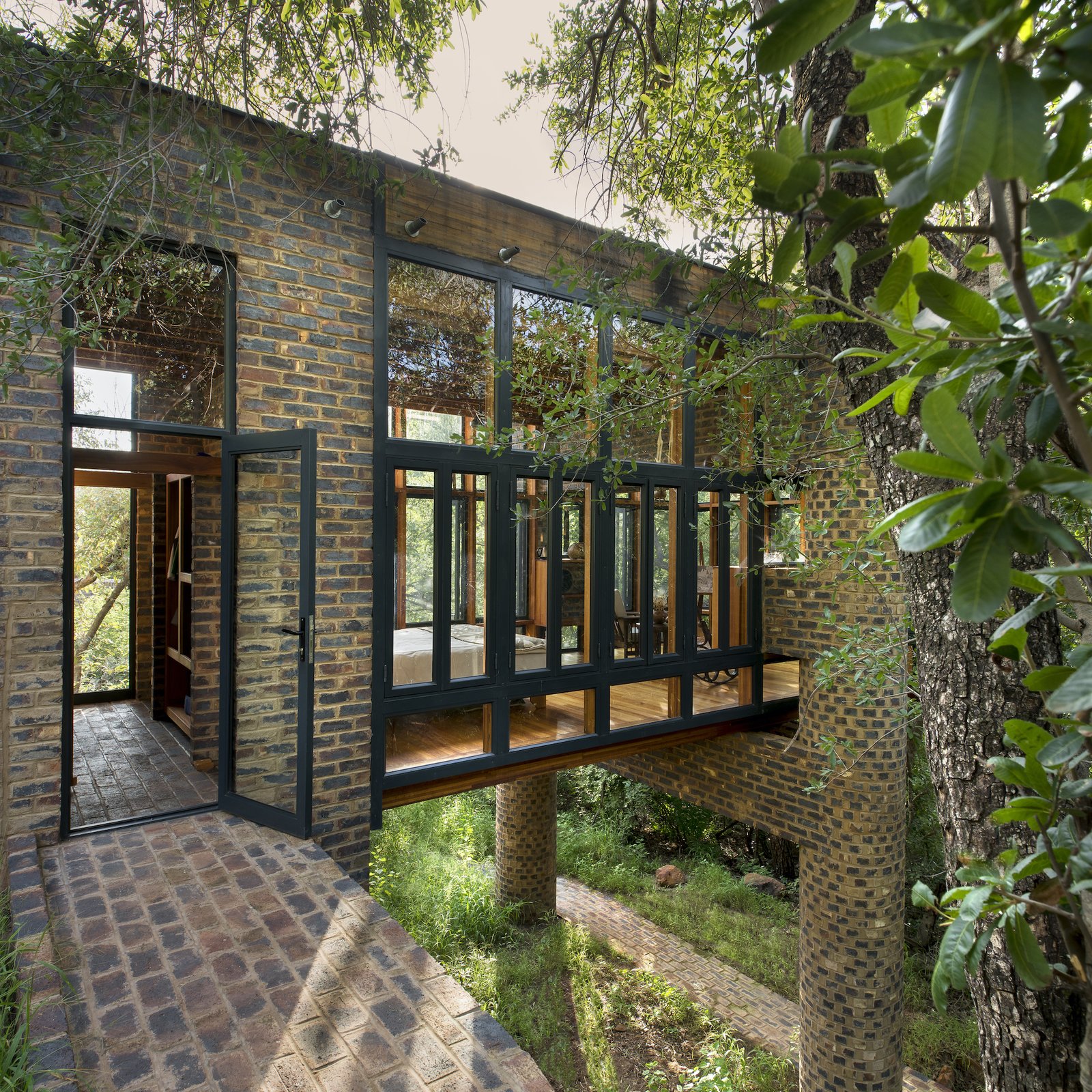 Photo 3 of 22 in A Magical, Off-Grid Guesthouse Disappears Into the ...