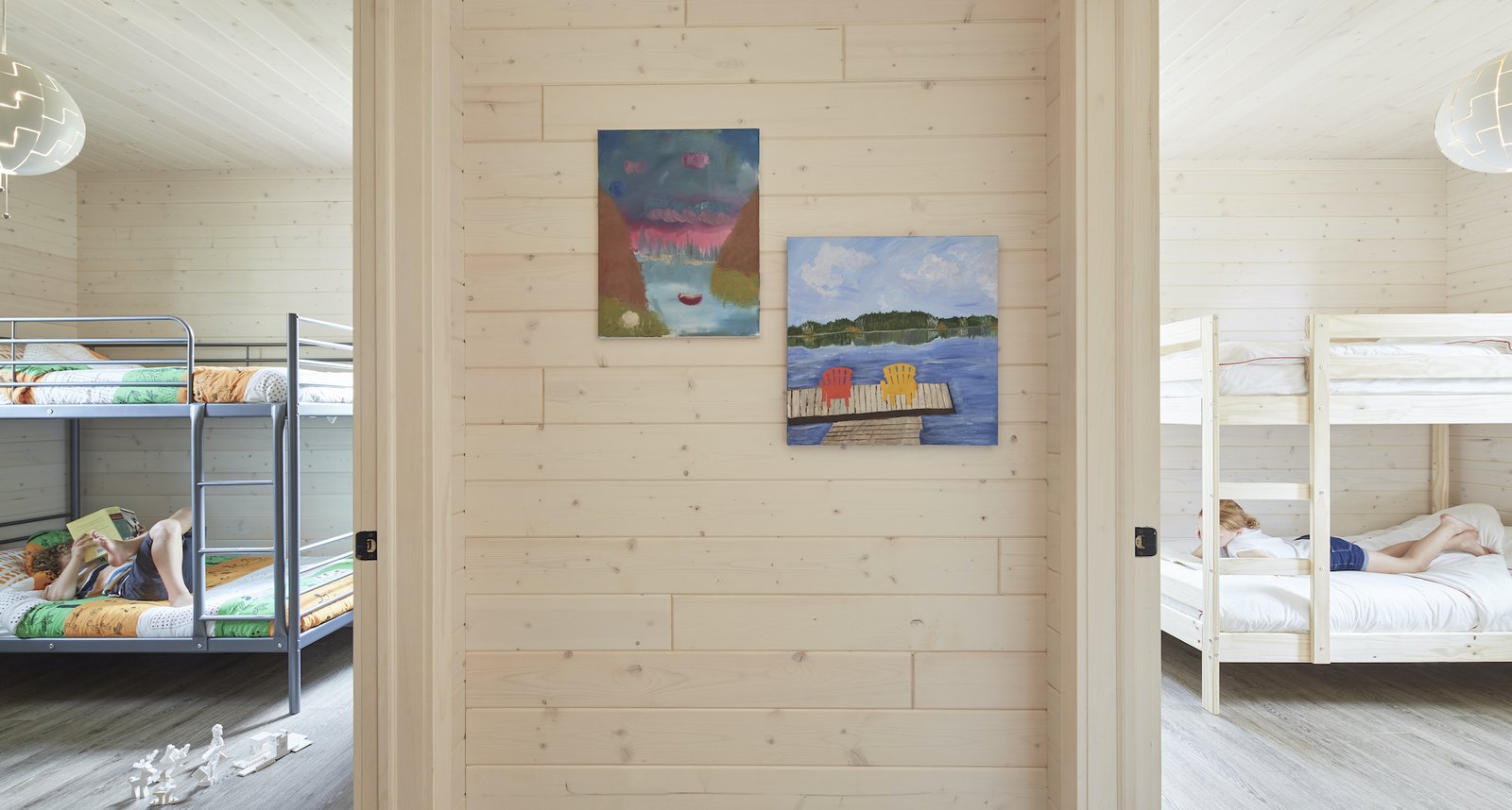 Photo 9 of 21 in A Lakeside Canadian Cabin Channels Golden Summer Camp ...