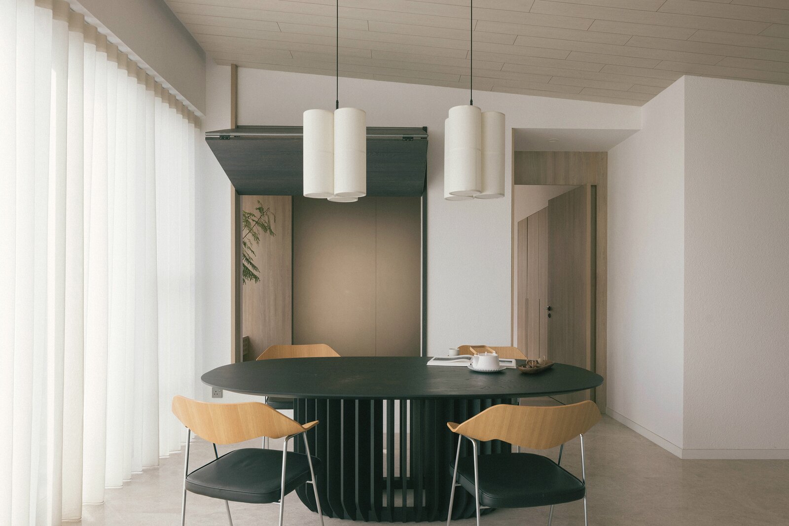 Photo 3 of 19 in Surprising Windows Between Rooms Create Connections on ...