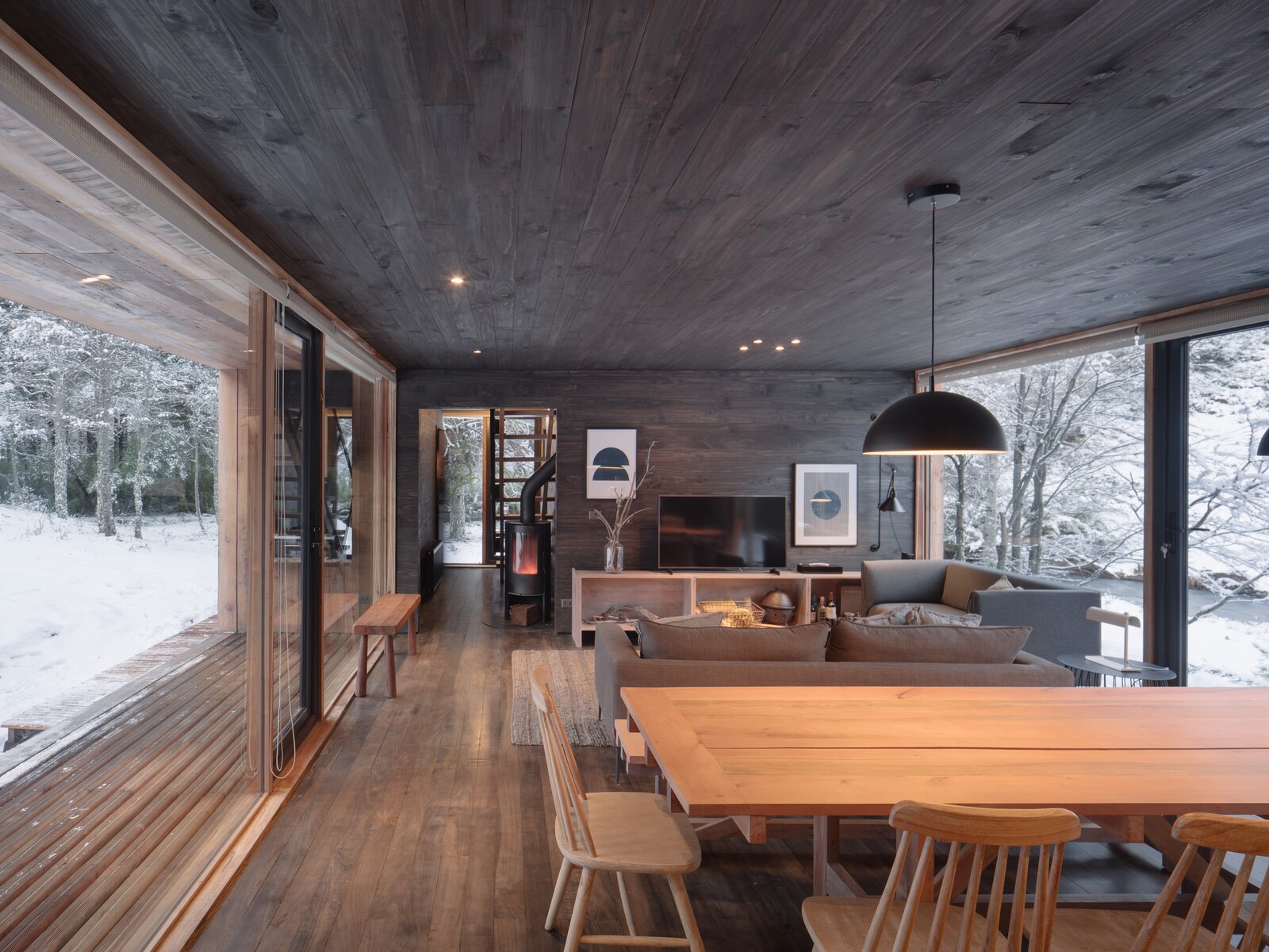 Photo 10 of 75 in 40 Cozy Winter Cabins We’d Love to Hole Up In - Dwell