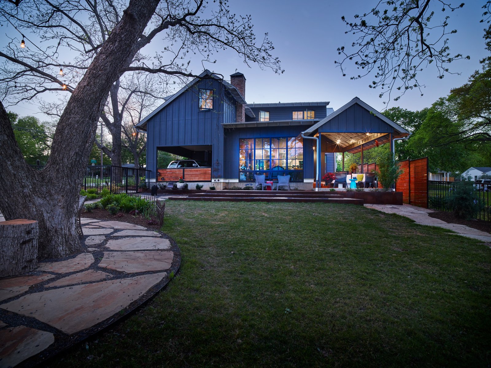 Photo 8 of 10 in What, a dark blue farmhouse? by William Corker - Dwell