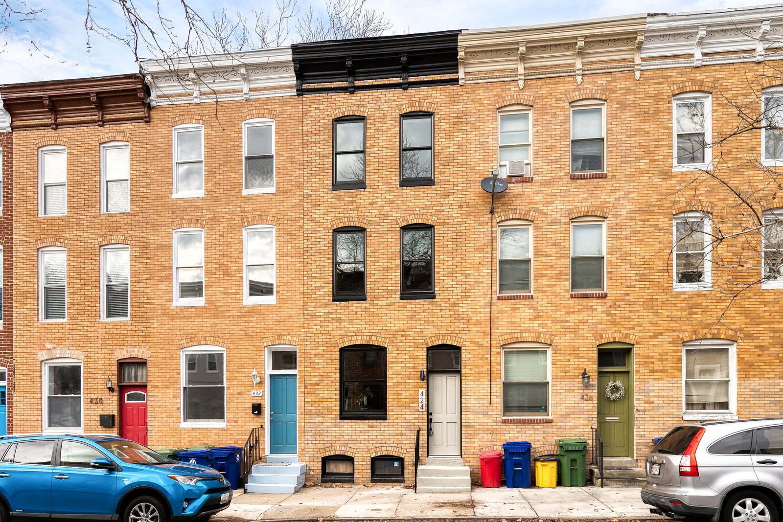 Photo 1 of 34 in Baltimore City Arts District Rowhome by Byrd Design ...