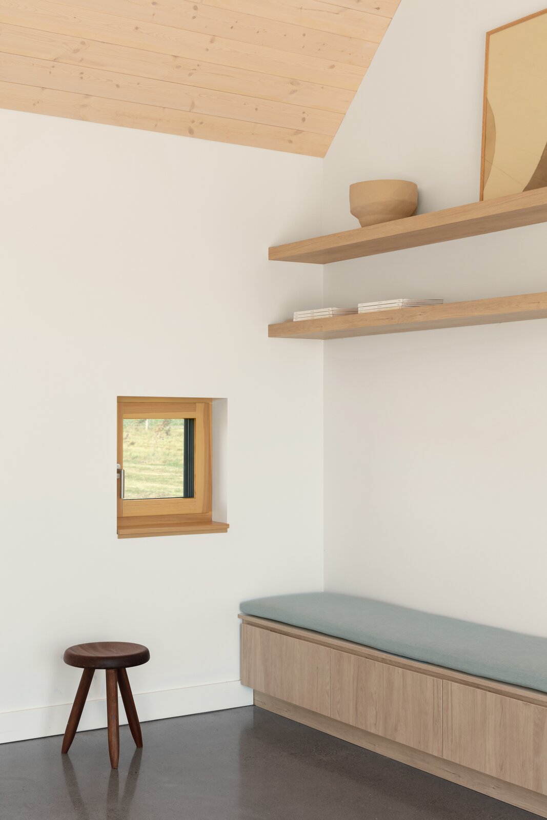 Photo 12 of 18 in This Charred-Cedar Waterfront Home Embraces the View ...