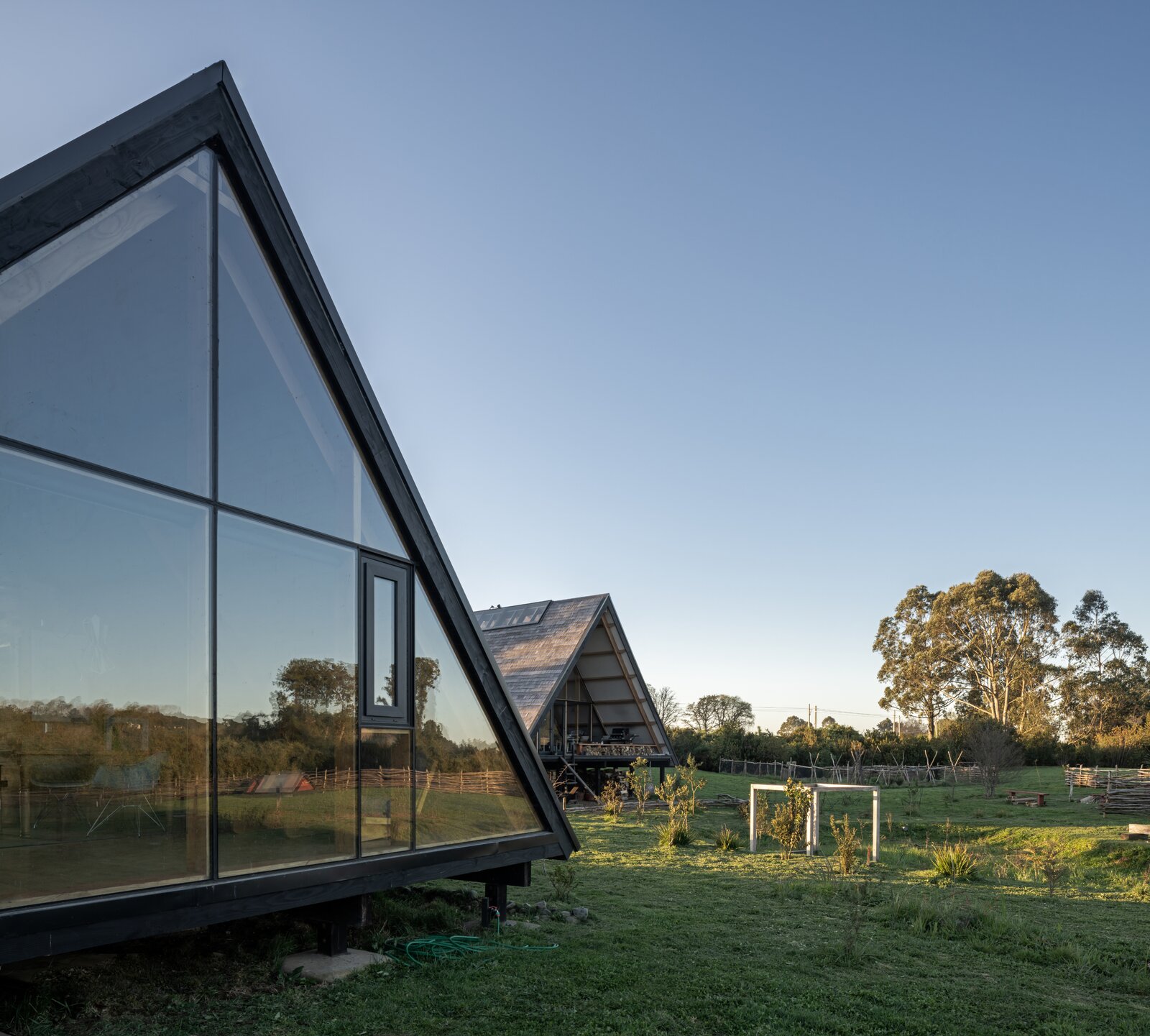 Photo 7 of 14 in In Chile, an Architect Couple Build an A-Frame Cabin ...