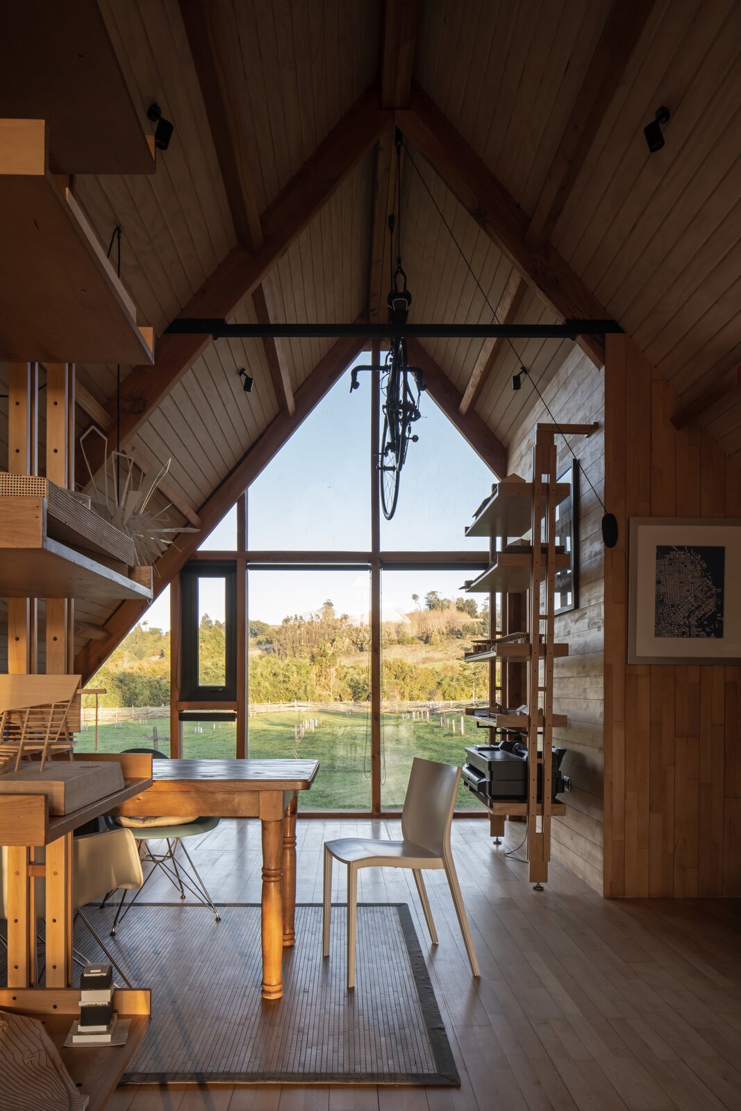 Photo 11 of 14 in In Chile, an Architect Couple Build an A-Frame Cabin ...
