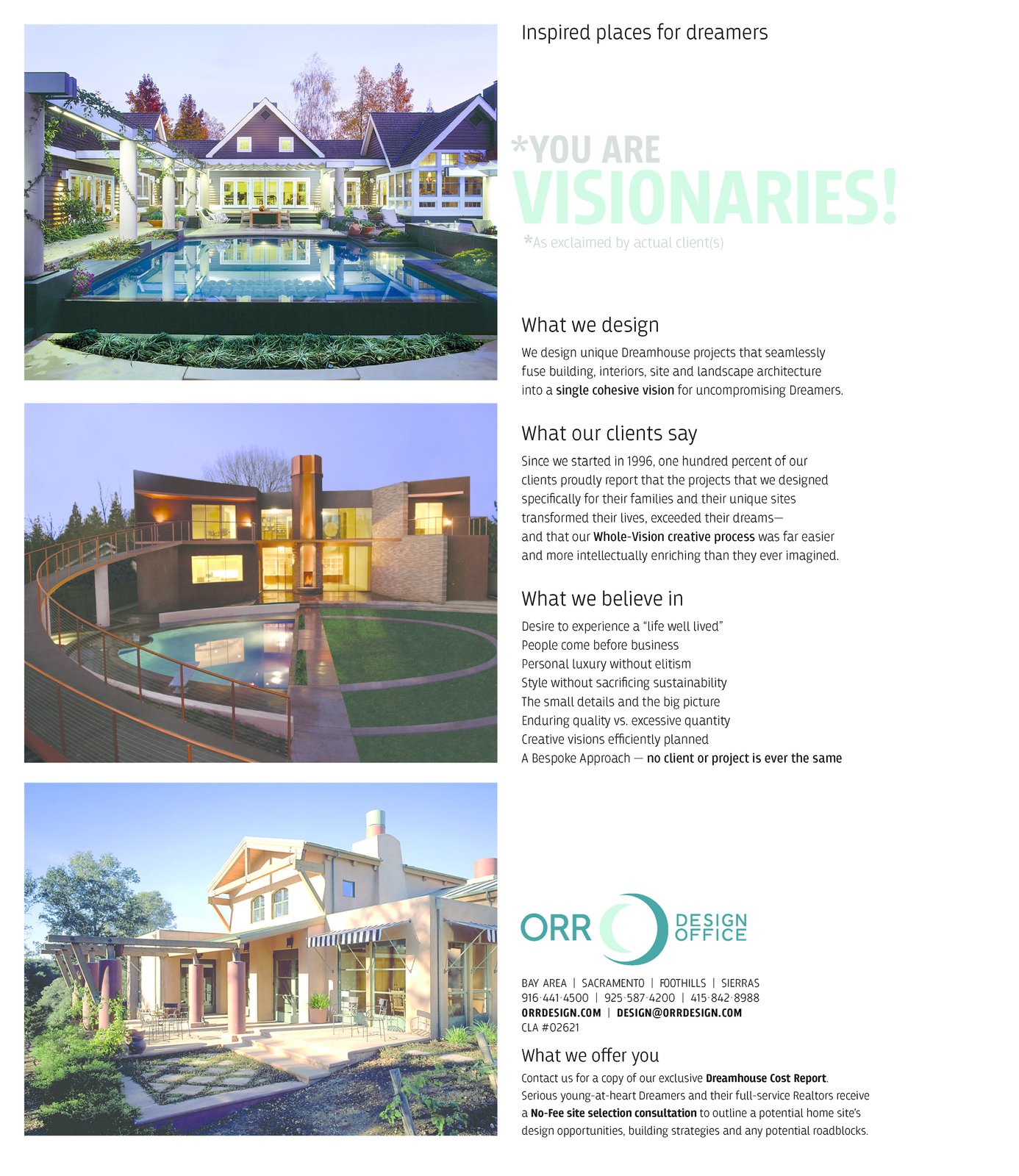 Photo 2 of 4 in Visionary Dream Houses Brochures by ORR Design Office ...