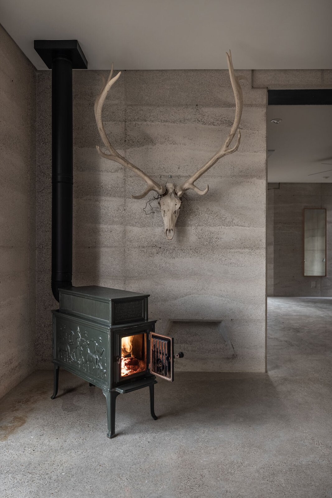 Photo 1 of 38 in The CALX Cabin, a Rammed Earth abode in the Ozark ...