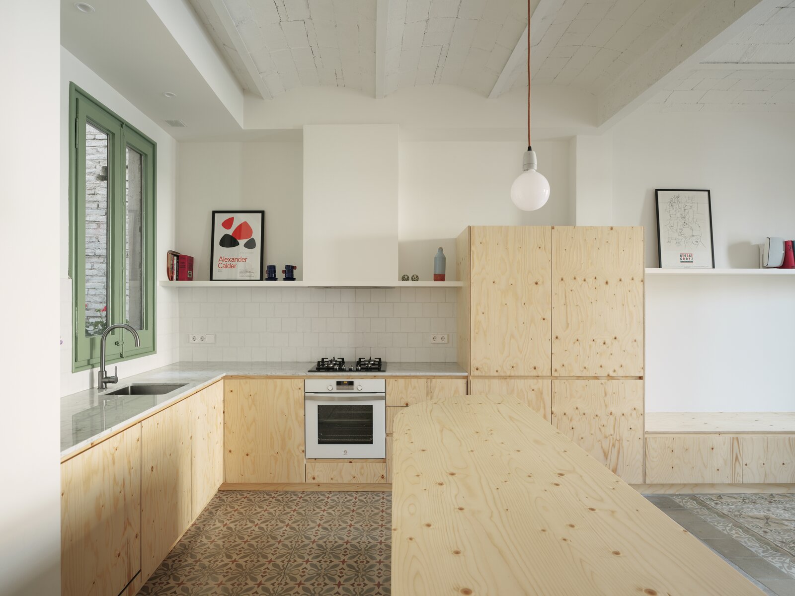 Photo 1 of 12 in Original Tile Sets the Stage for a Family’s Apartment ...