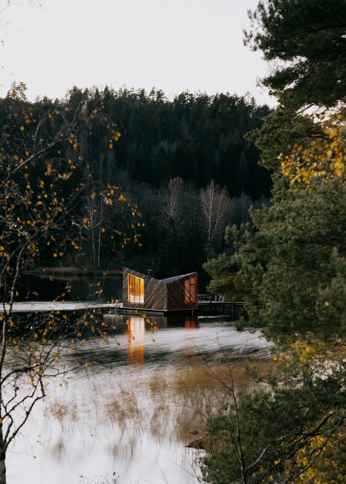 Photo 10 of 10 in You Can Rent This Floating Cabin That Cruises the Waterways of the Norwegian ...