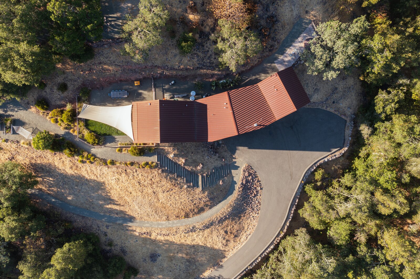 Photo 13 of 13 in A Cor-Ten Steel Home Set on Six Acres in California ...
