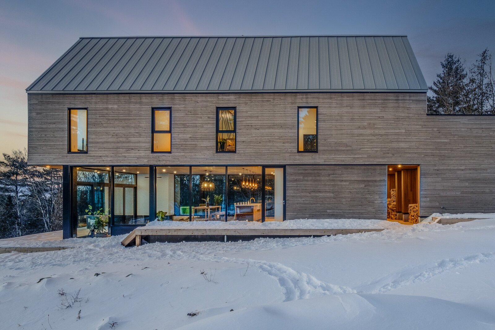 Photo 5 of 44 in The Scandinavian on a Pond by Construction Memphré - Dwell