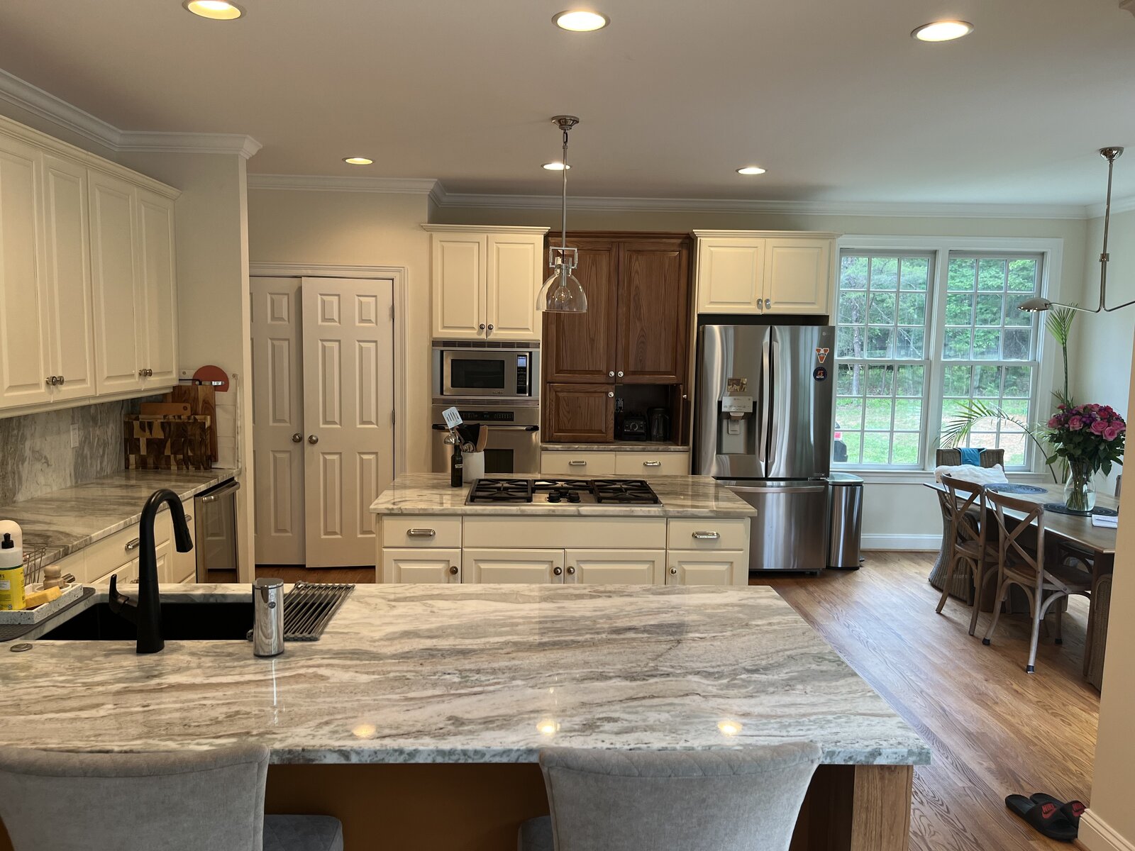 Photo 7 of 12 in Bringing two rooms together and updating the kitchen ...