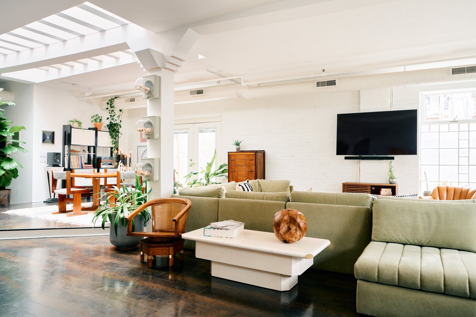 Art Deco Mural Loft with One-of-a-Kind Bathrooms posted by Sarah… - Dwell