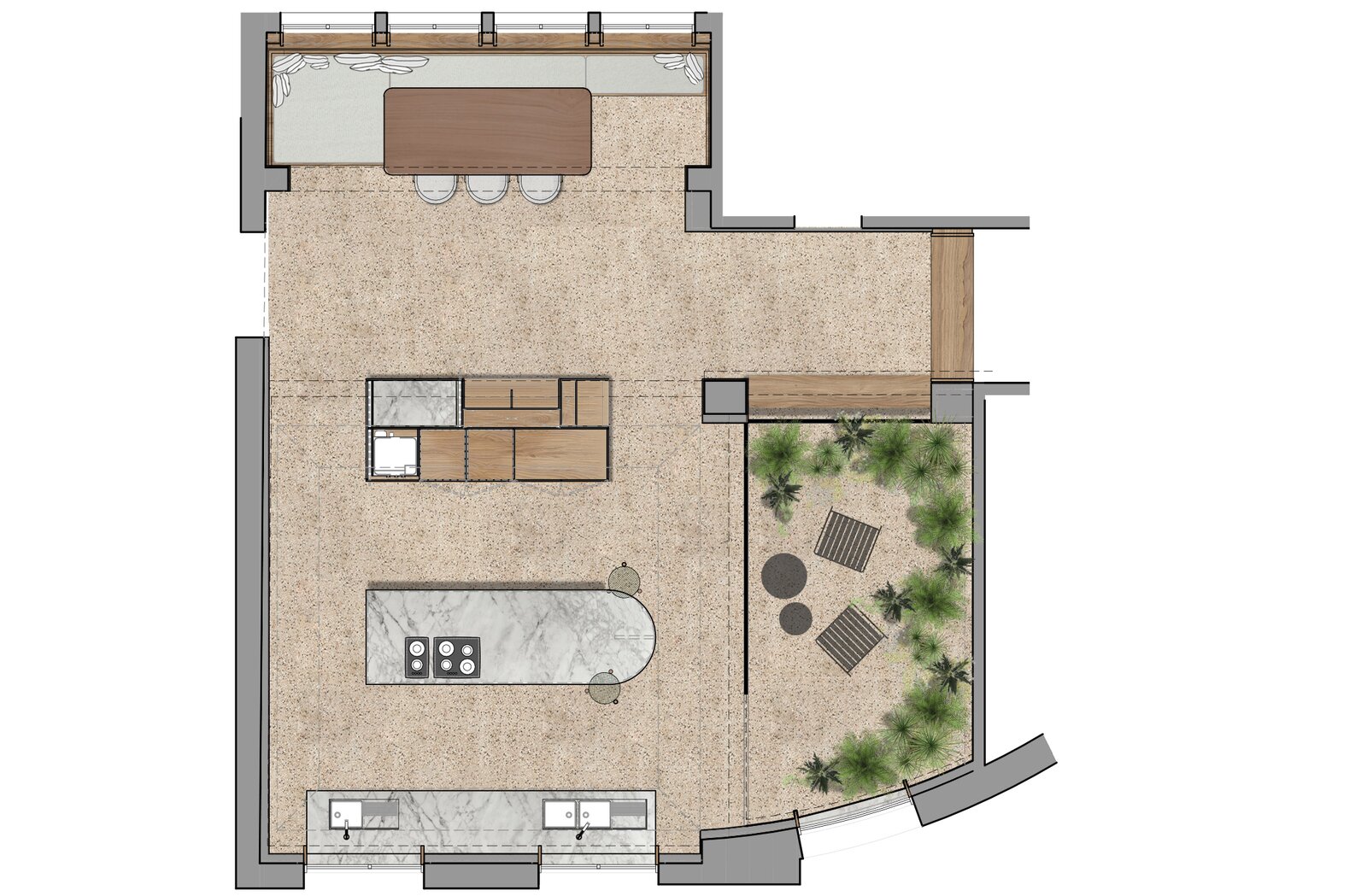 Photo 1 of 18 in Kitchen / Dining Room - Casa FOA 2022 by Patricia ...