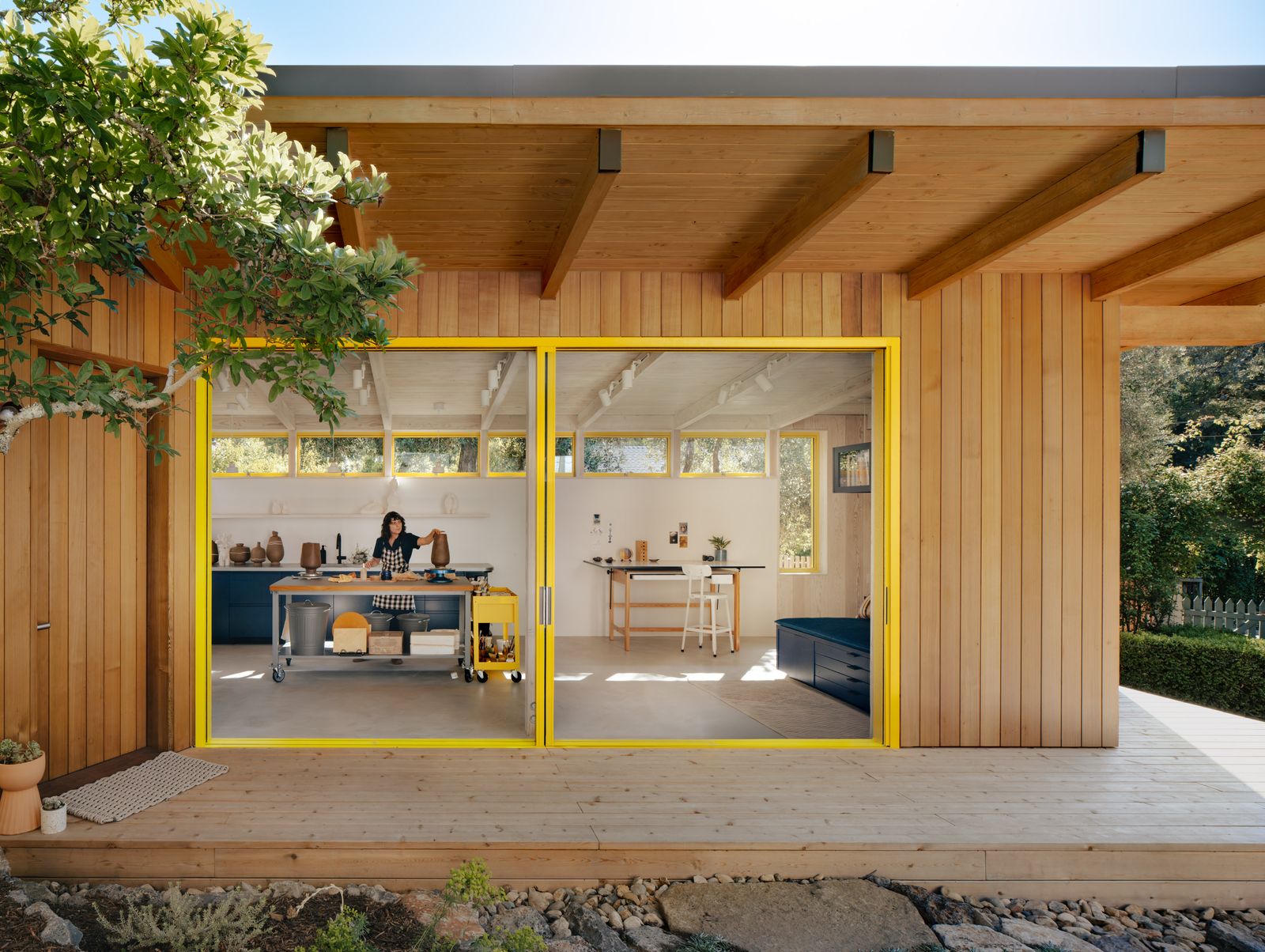 Budget Breakdown: To Fill an ADU With Light, $55K Yellow Window Frames ...