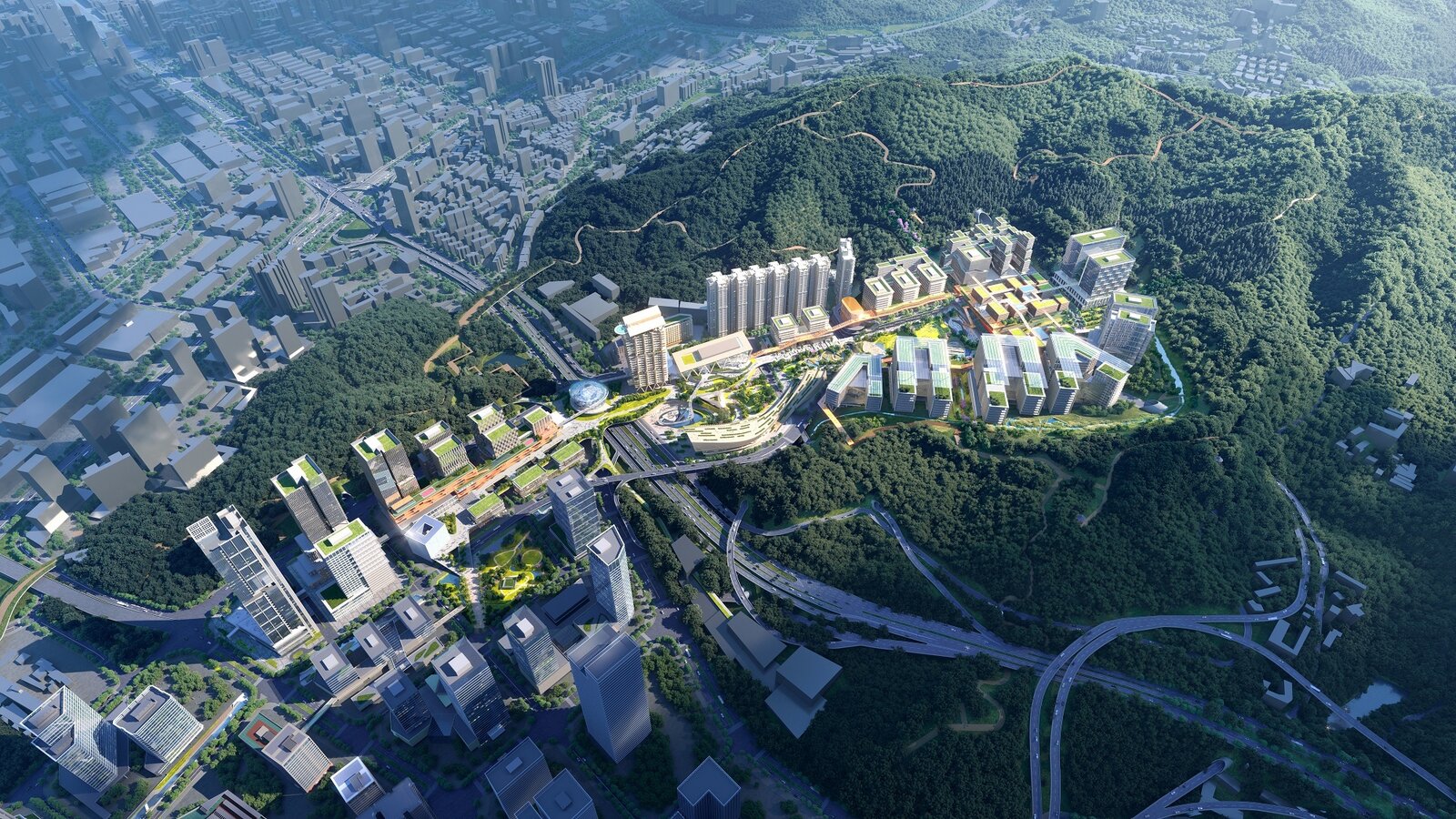 Aedas Consortium Wins The Shenzhen Yulong District Urban Design ...