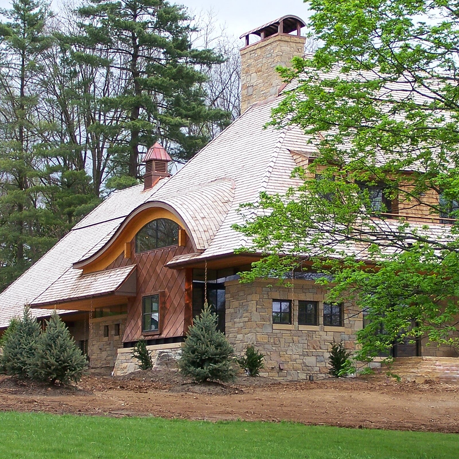 Photo 1 of 38 in Copper Fish Scale Home by Bjella Architecture - Dwell