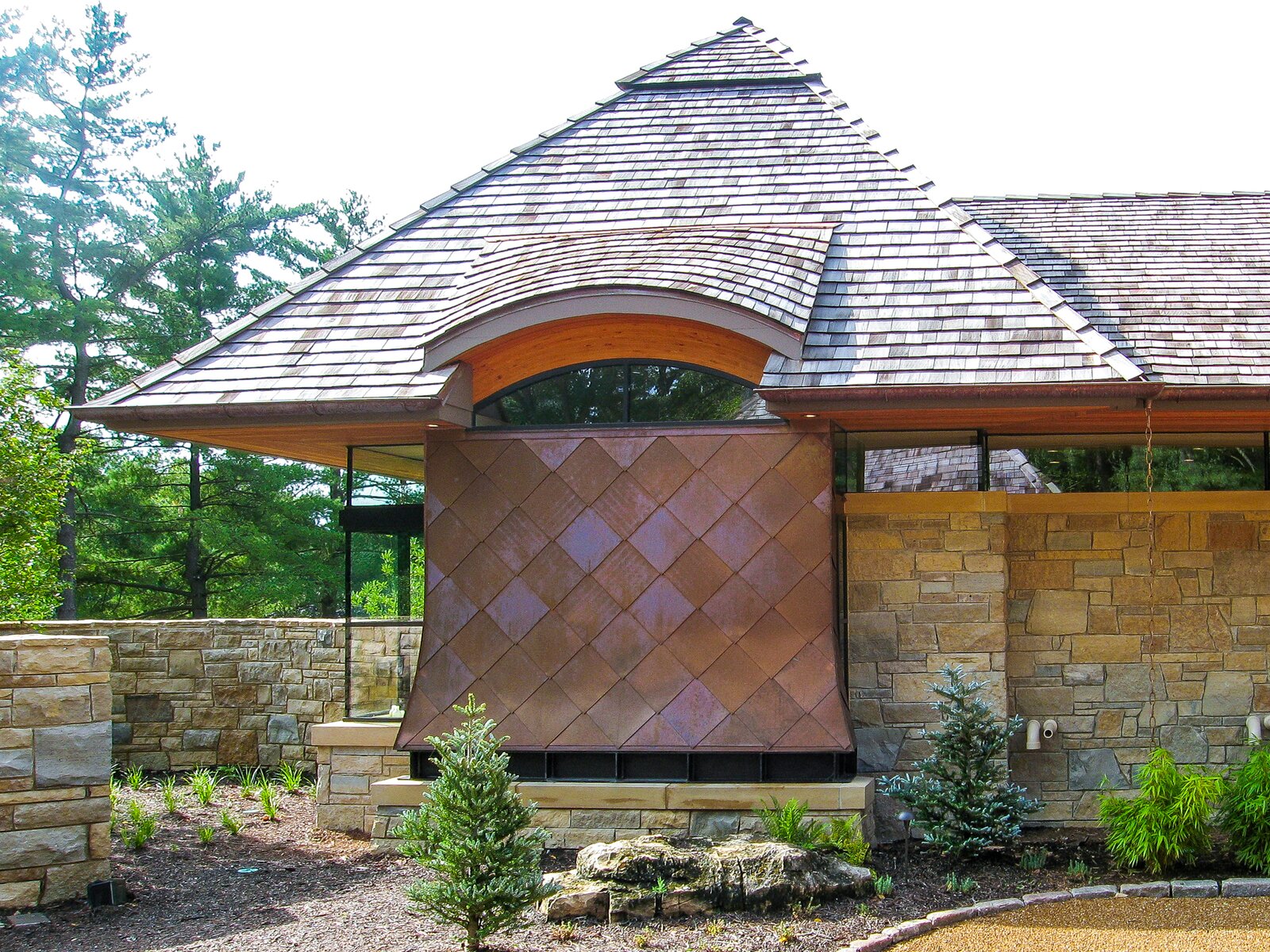 Photo 9 of 38 in Copper Fish Scale Home by Bjella Architecture - Dwell