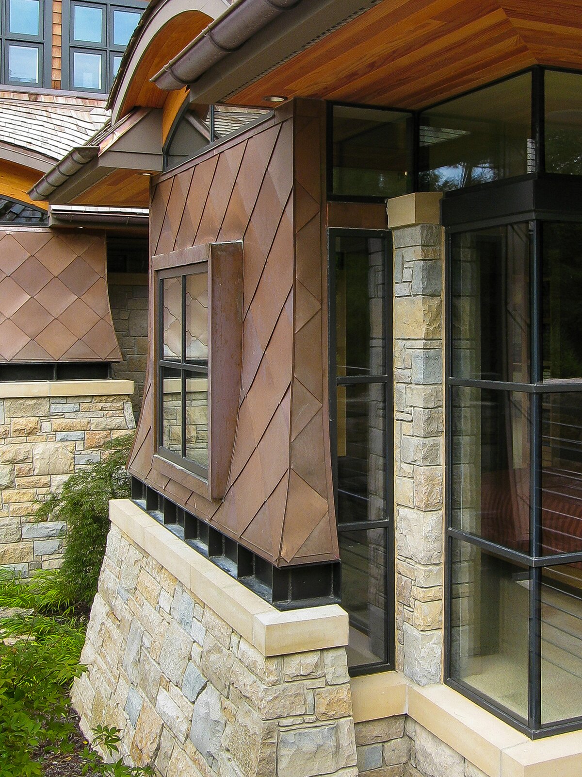 Photo 7 of 38 in Copper Fish Scale Home by Bjella Architecture - Dwell