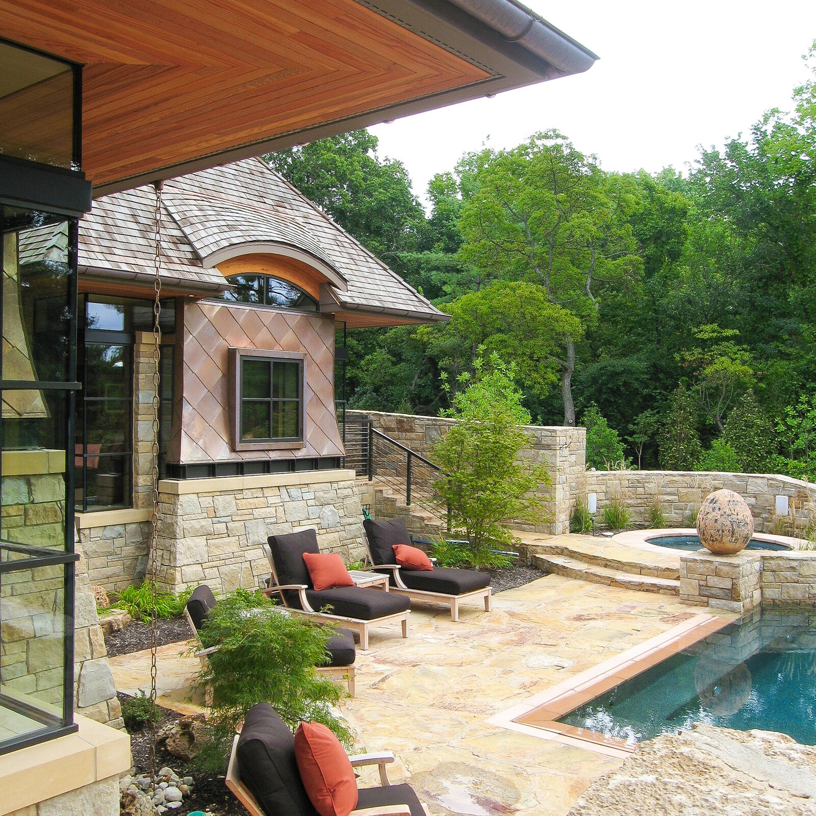 Photo 19 of 38 in Copper Fish Scale Home by Bjella Architecture - Dwell