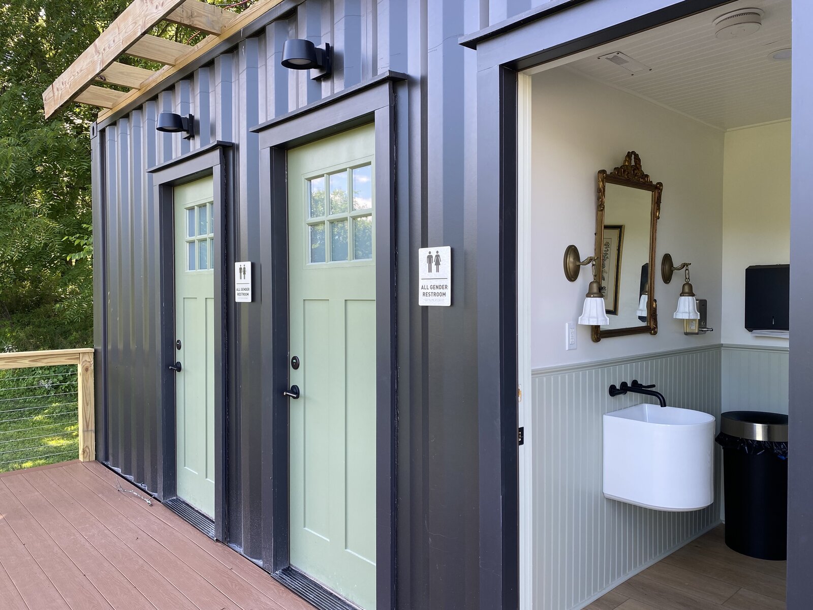 Photo 10 of 14 in The Maples Estate Container Restroom by Kathrin ...