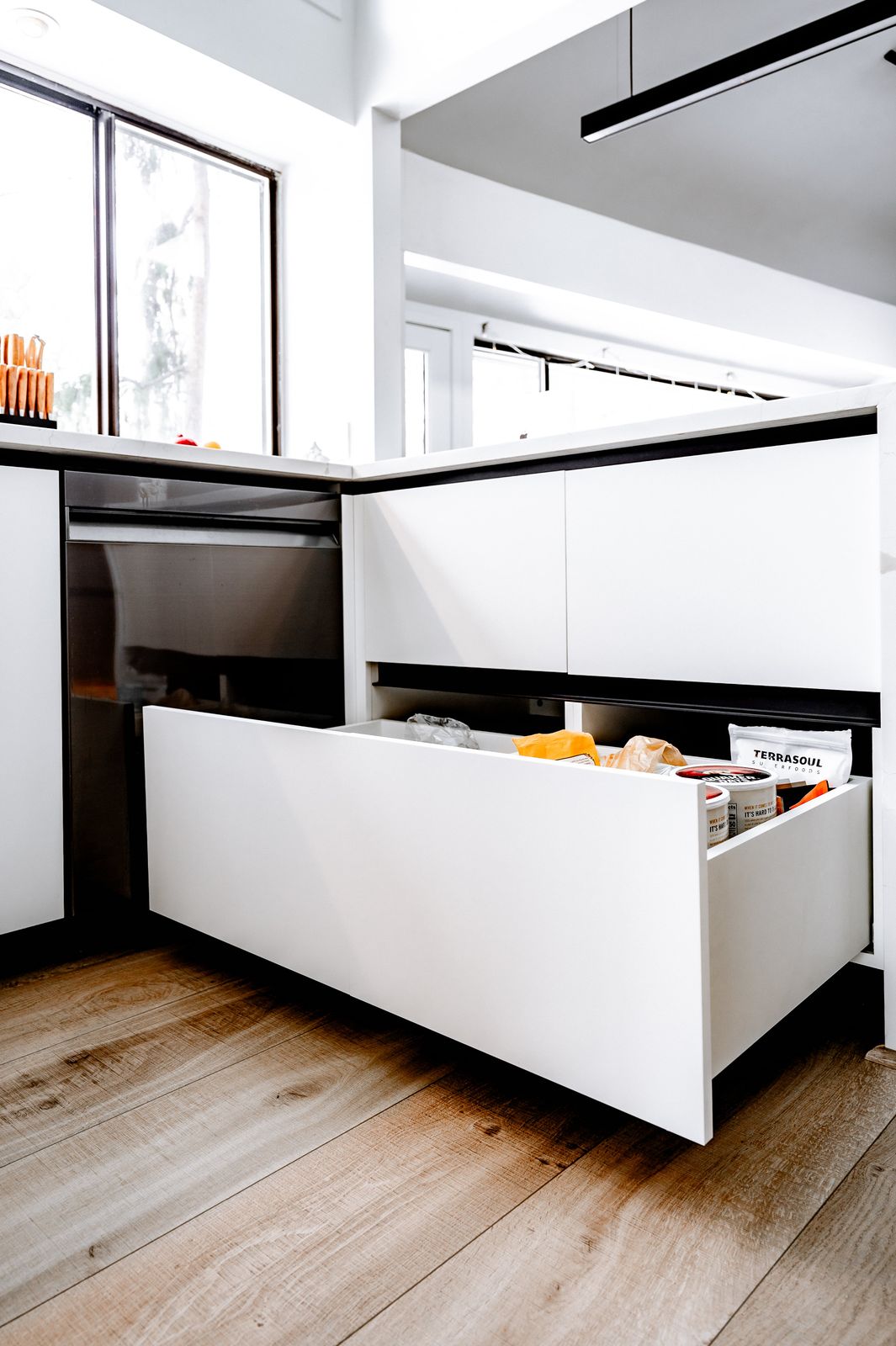 Photo 16 of 21 in Bright Scandinavian White Kitchen in a Natural Escape ...