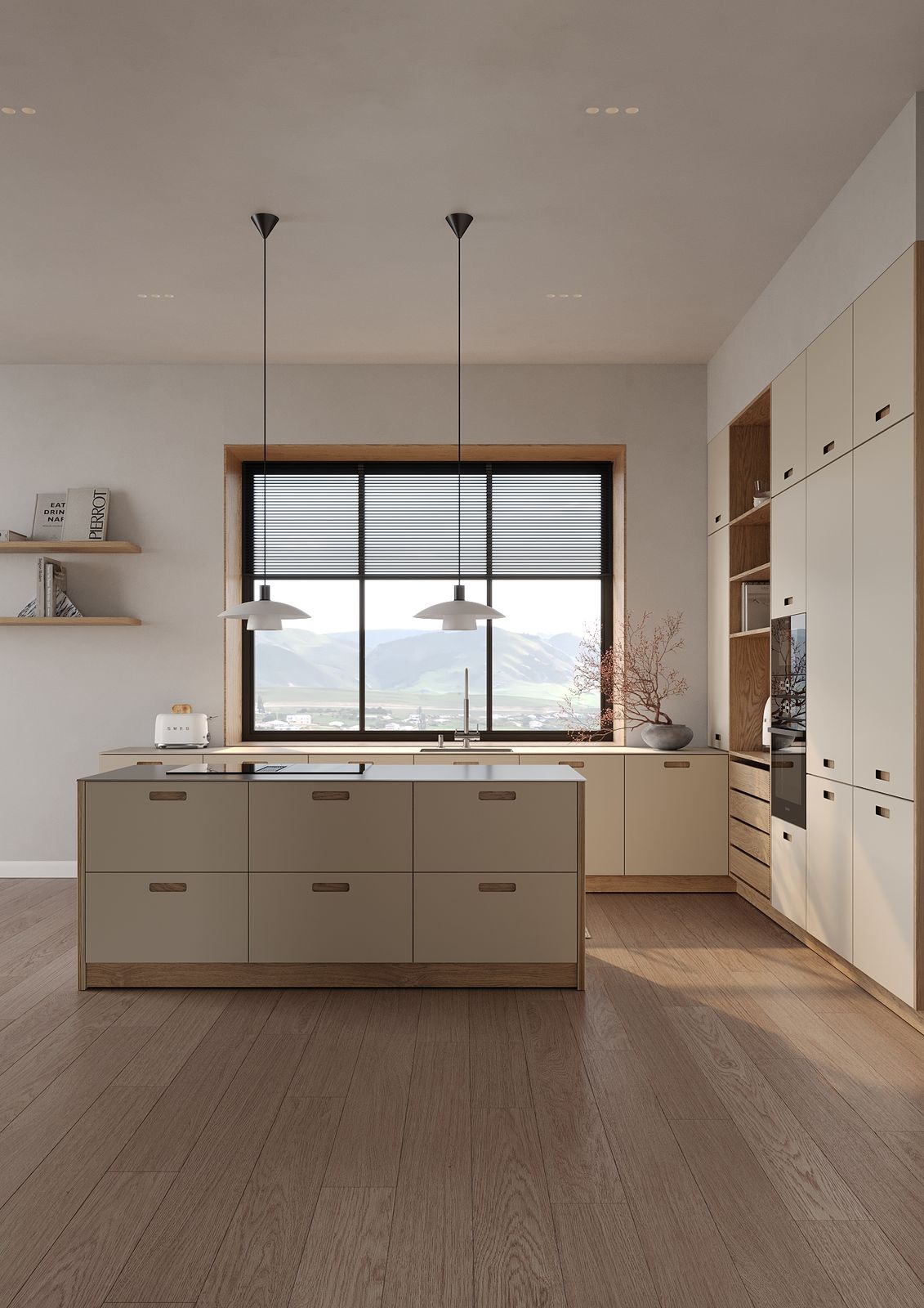 Photo 13 of 13 in Recess Kitchen: Modern Cut-Out Handles in ...